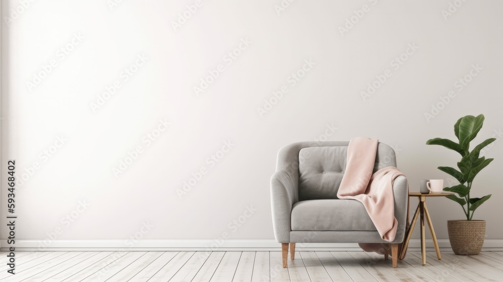 Contemporary Interior Design Background. Modern Home. Generative AI ...