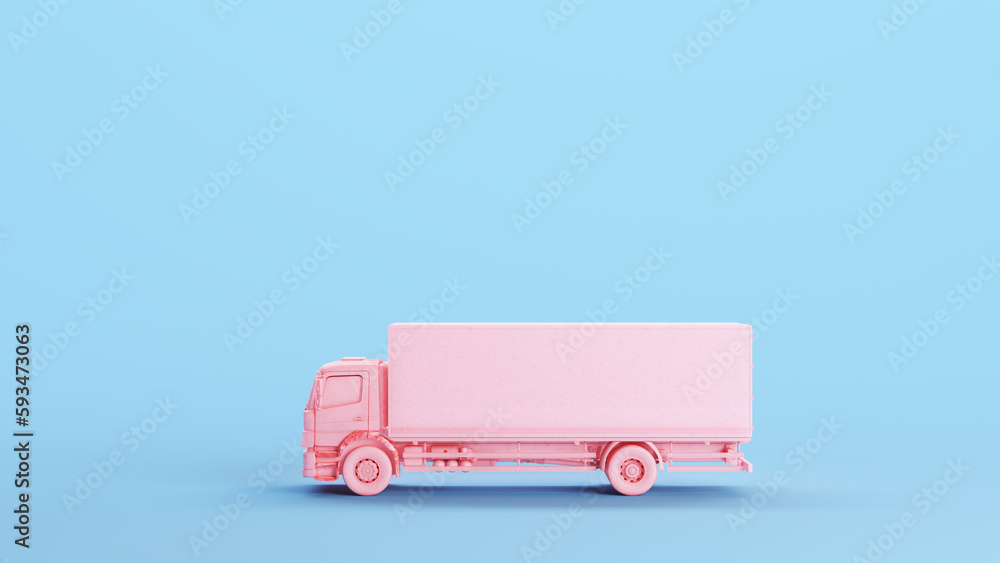 Pink Truck Delivery Transportation Haulage Freight Lorry Commercial ...