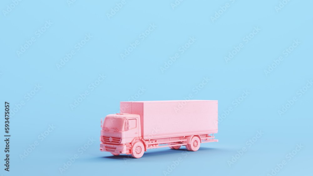 Pink Truck Delivery Transportation Haulage Freight Lorry Commercial ...