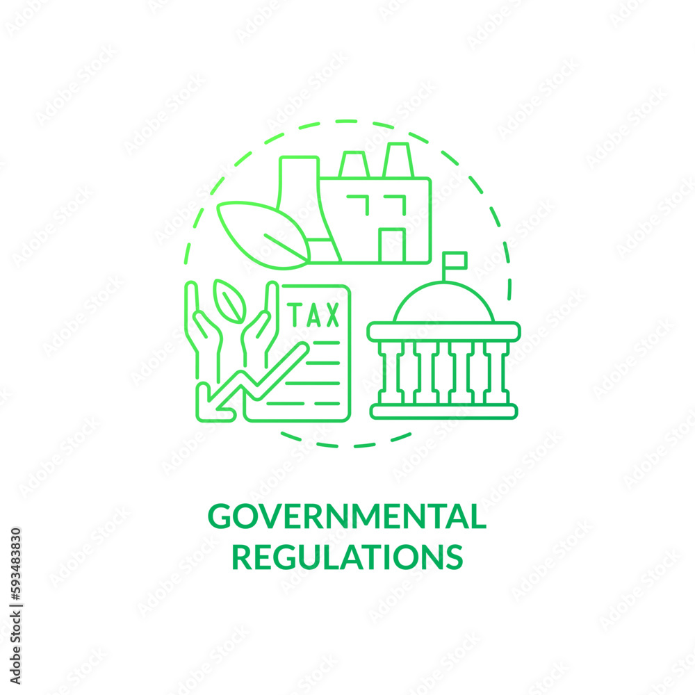 Governmental regulations green gradient concept icon. Bioeconomy ... Governmental regulations green gradient concept icon. Bioeconomy ...