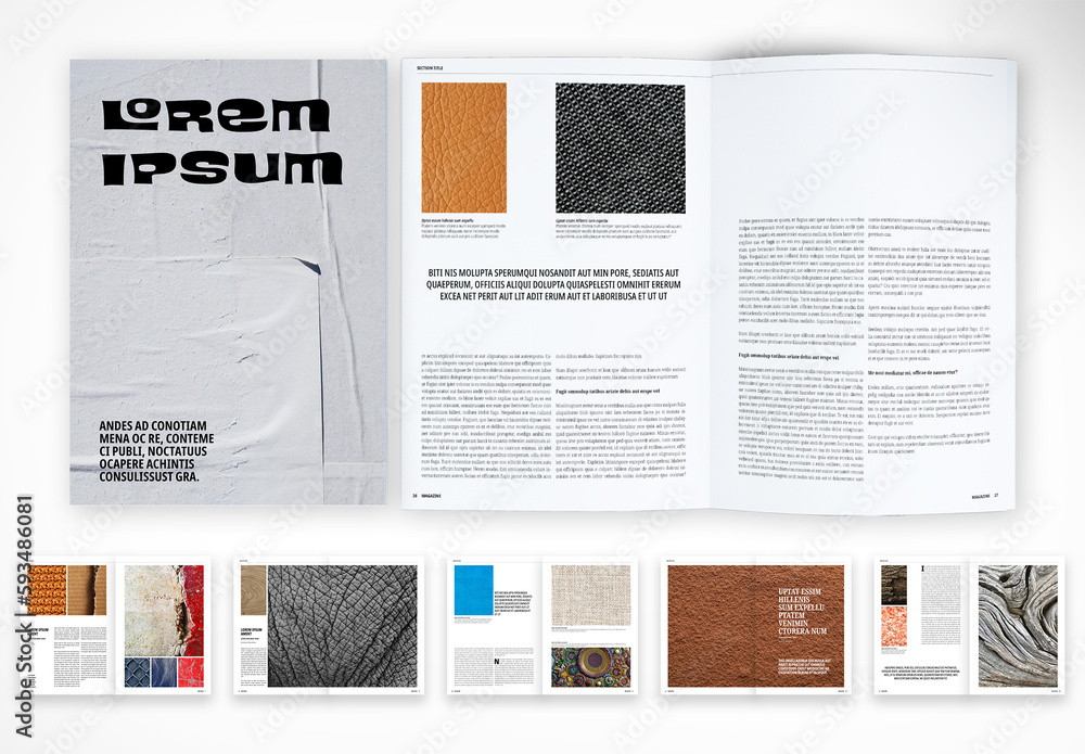 Innovative Magazine Stock Template | Adobe Stock