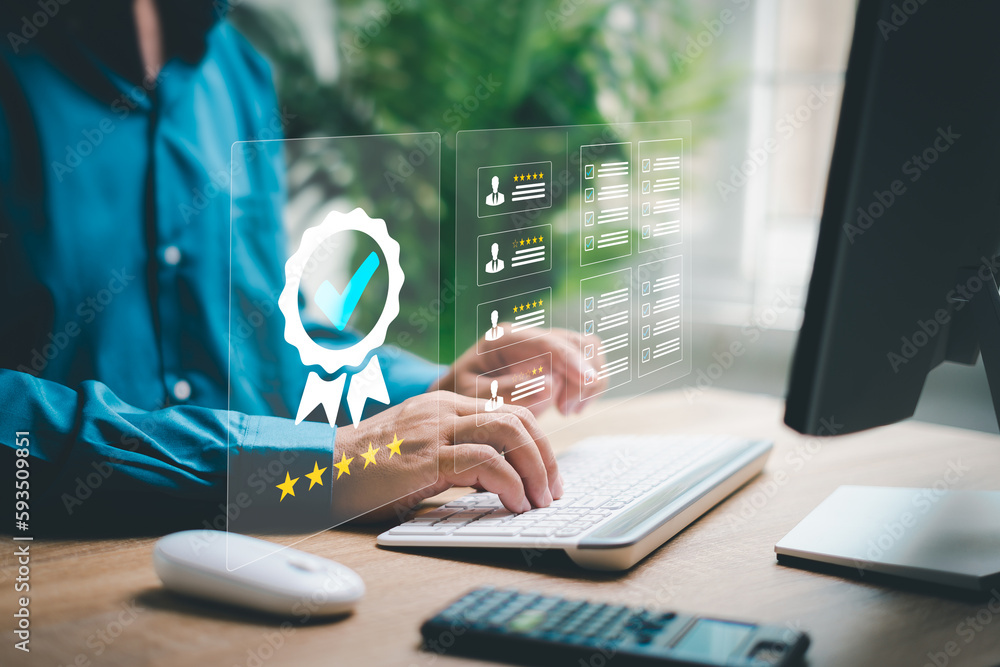 Customer satisfaction with the service and Rating survey of the product ...