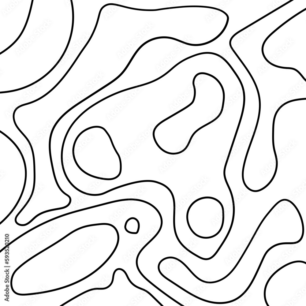 Topography pattern vector line with SVG format. Map background. Grid ...