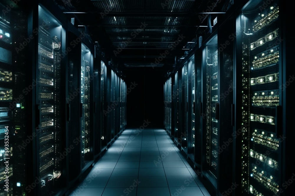 Unveiling the Secrets of Modern Telecommunications and Supercomputer Technology Concept in a ...