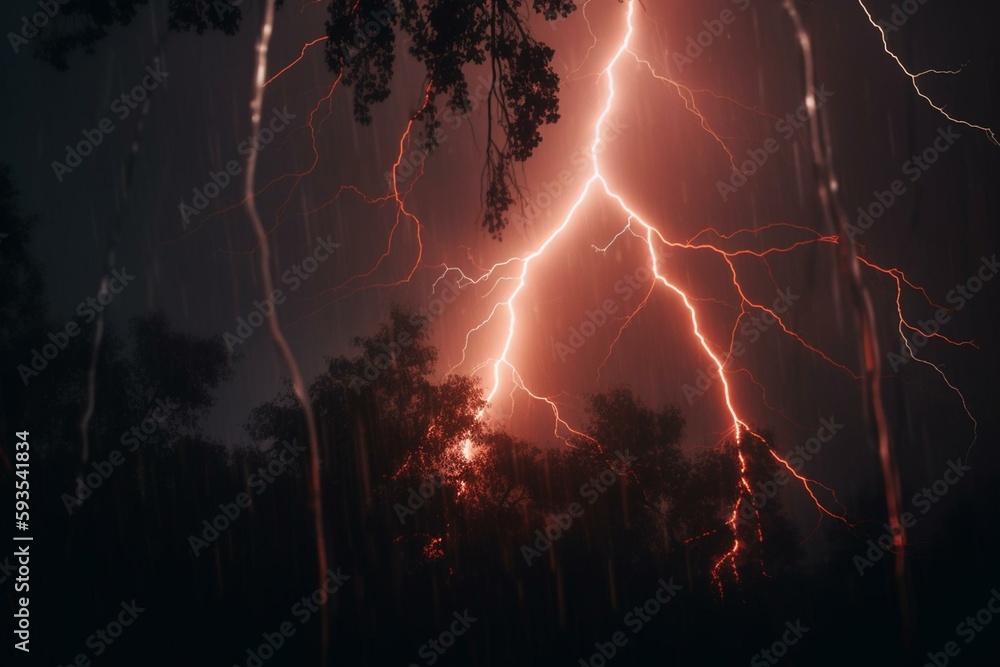 lightning red lightning storm lighting lightning natural phenomena png ...