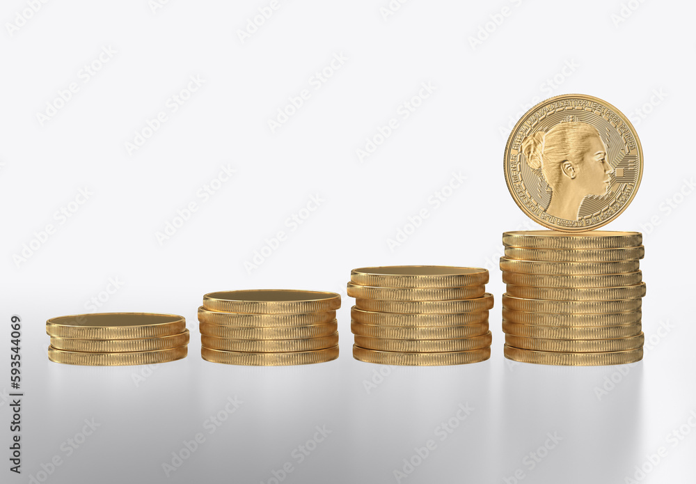 Custom Gold Coin Mockup Stock Template | Adobe Stock