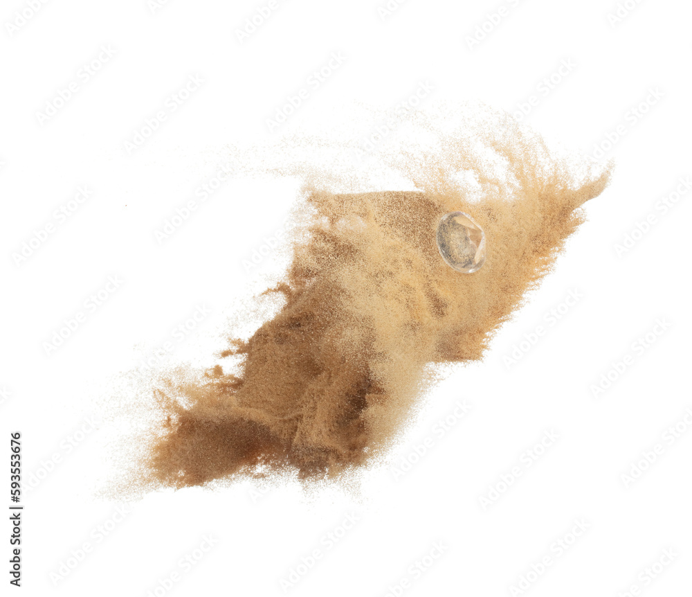 Diamond crystal fly splashing in mid air. Diamond precious stone ...