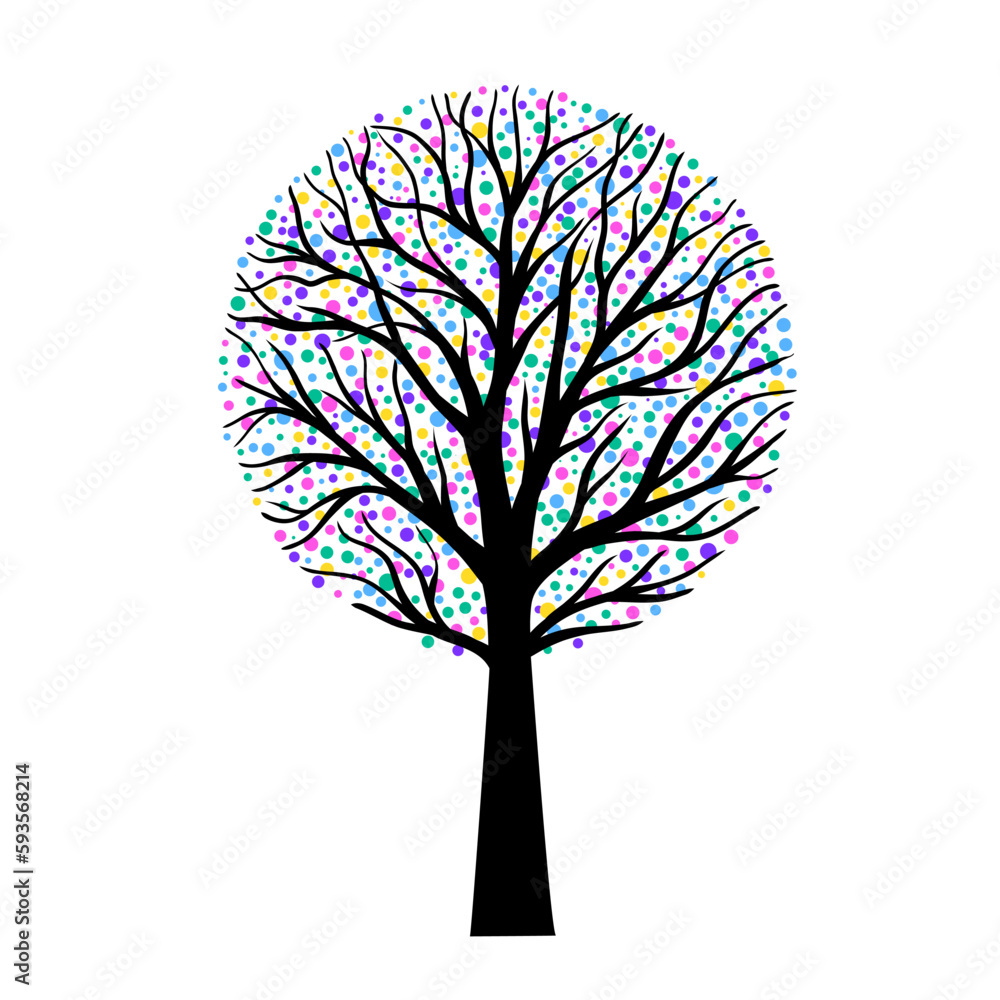 tree; branch; plant; trunk; wood; icon; symbol; sign; sketch; hand ...