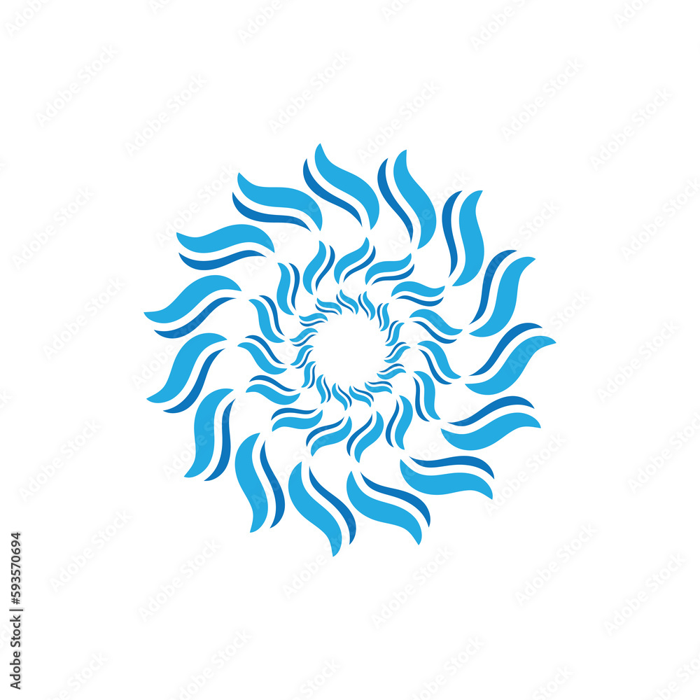 vortex symbol vector illustrator abstract icon logo template design ...