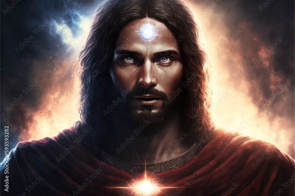 Portrait of Jesus Christ after his resurrection is a powerful image for ...