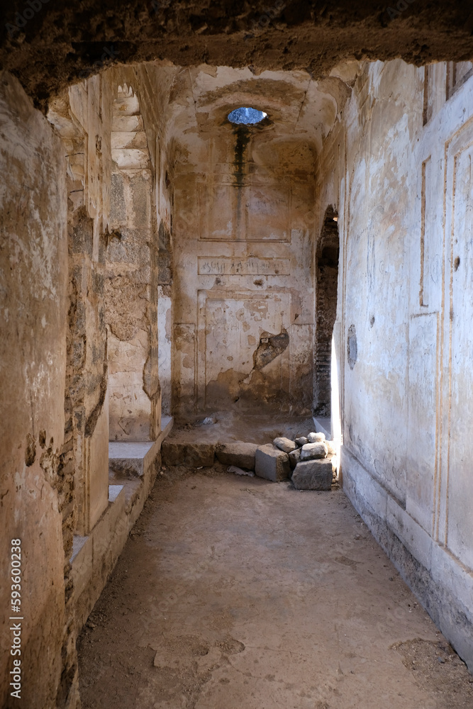 2 April 2023, Pedgaon, Maharashtra, India, Bahadur Fort, There is a 2 ...