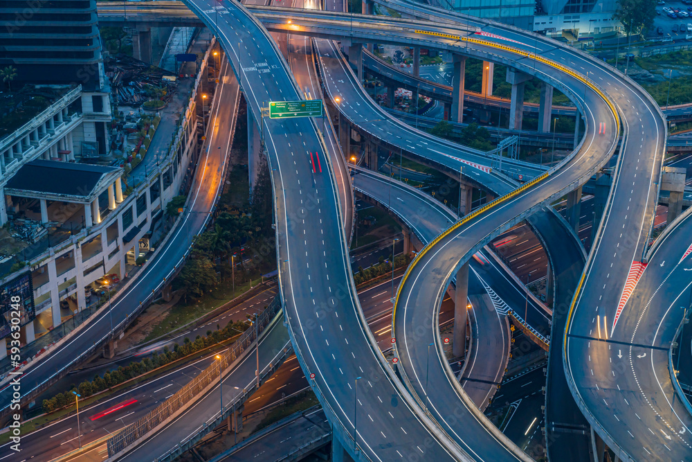 Dash Highway ( Damansara Shah Alam Elevated Highway) Multilevel highway ...