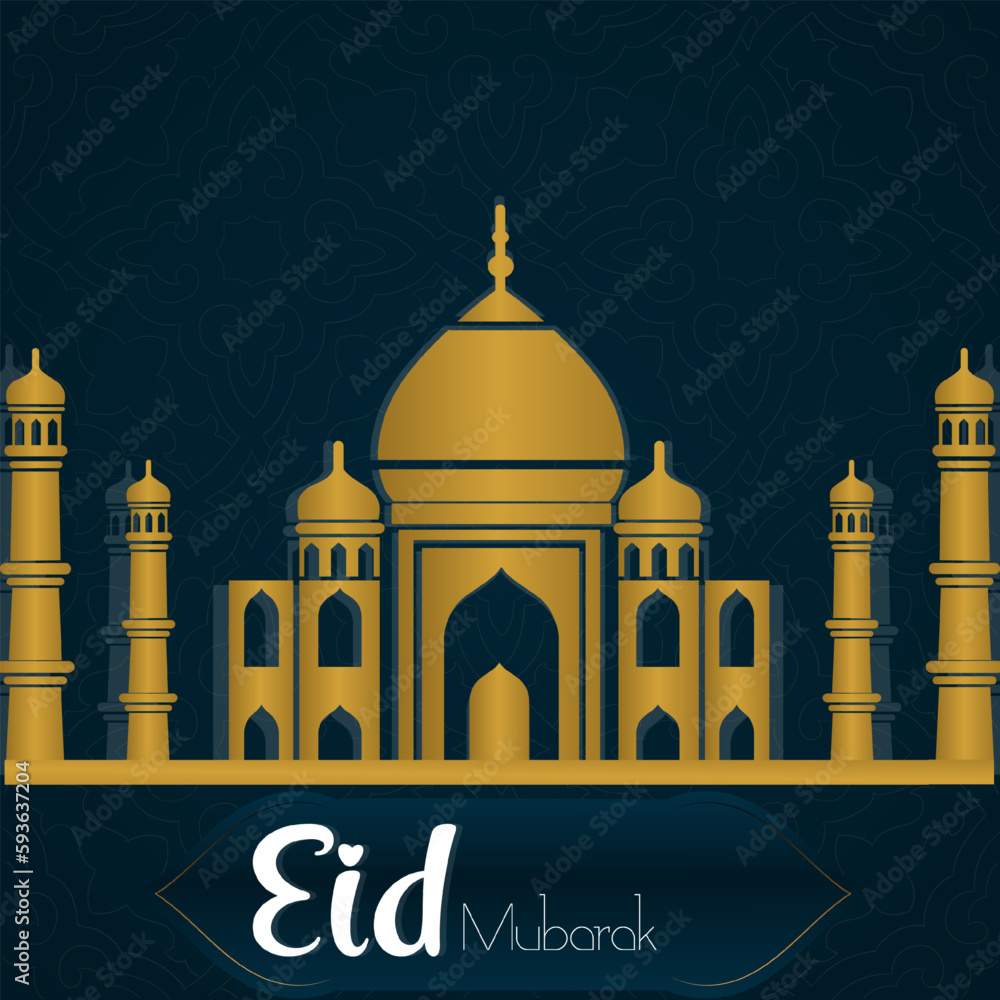Eid Mubarak, Ramadan, eid mubarak vector. eid mubarak calligraphy. eid ...