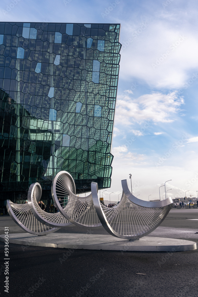 Reykjavik, Iceland: Harpa Concert Hall and Conference Centre with ...
