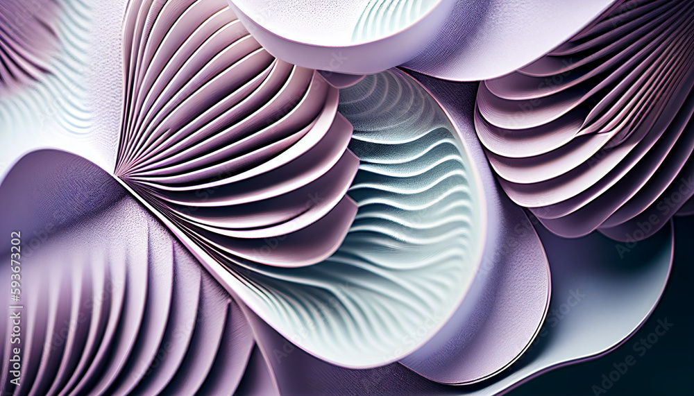 Artificial generated ocean bionic biomimicry innovative 3d printed ...