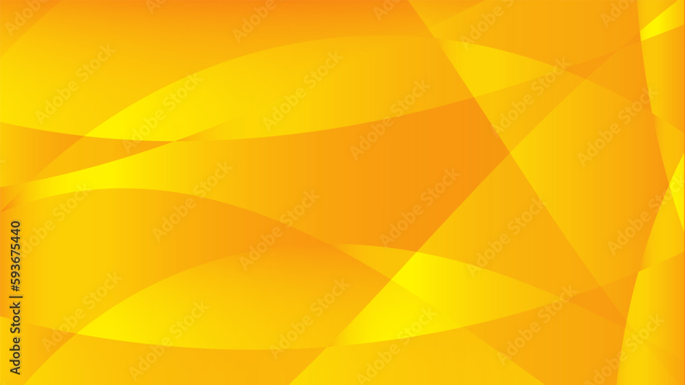 Yellow abstract background, wave graphic, Geometric vector, Minimal ...
