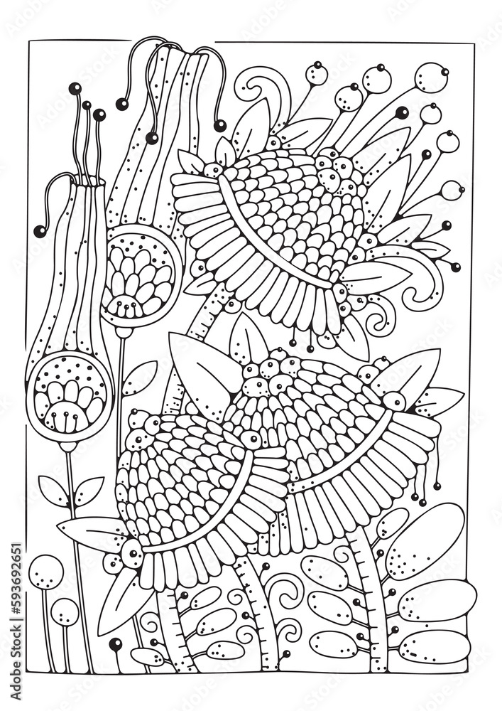 Coloring Bud Large Printable Pages Edupics Sketch Coloring Page