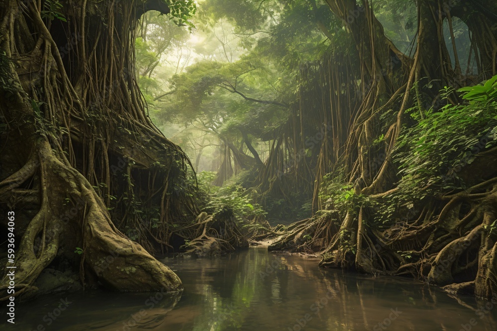 Amazon Rainforest Landscape