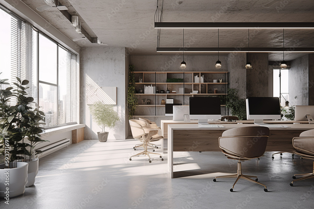 Office interior, office desk photos, front office photos, creative ...