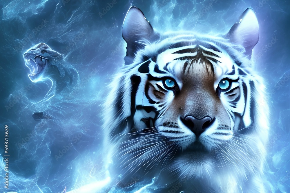 A majestic and mysterious creature, the Elemental Tiger has the ability ...