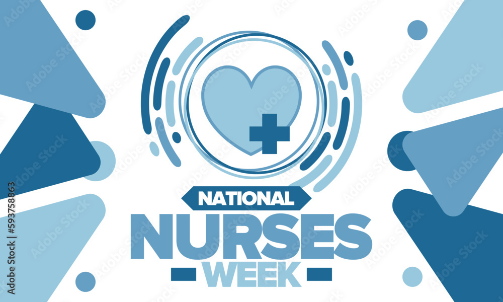 National Nurses Week. Medical and health care concept. Fighters against ...