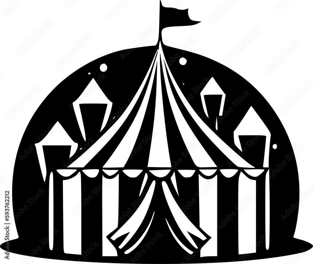 Circus Silhouette Vector