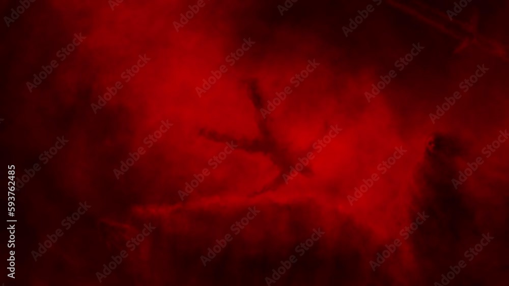 Video Stock Running warrior with sword attacks demon. Fall into ...