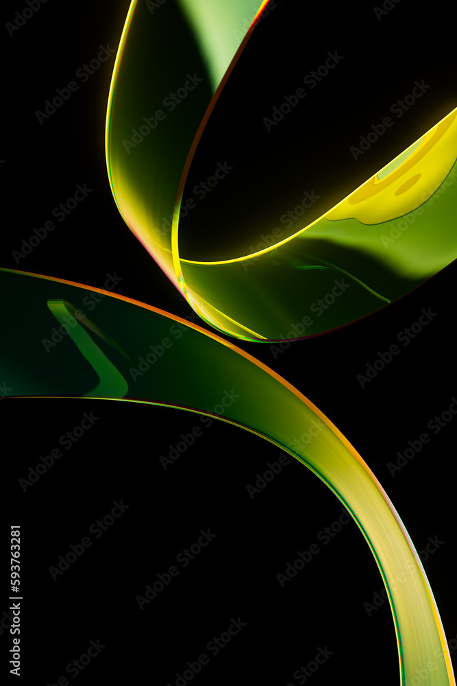 Abstract Ribbon Stock Illustration | Adobe Stock