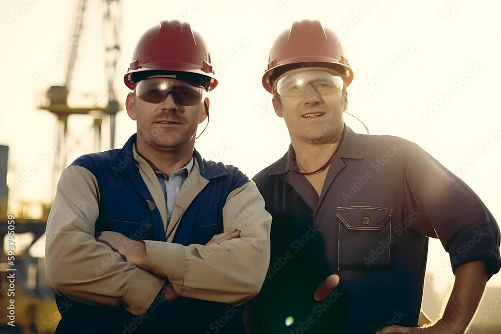 operator recording operation of oil and gas process at oil and rig ...