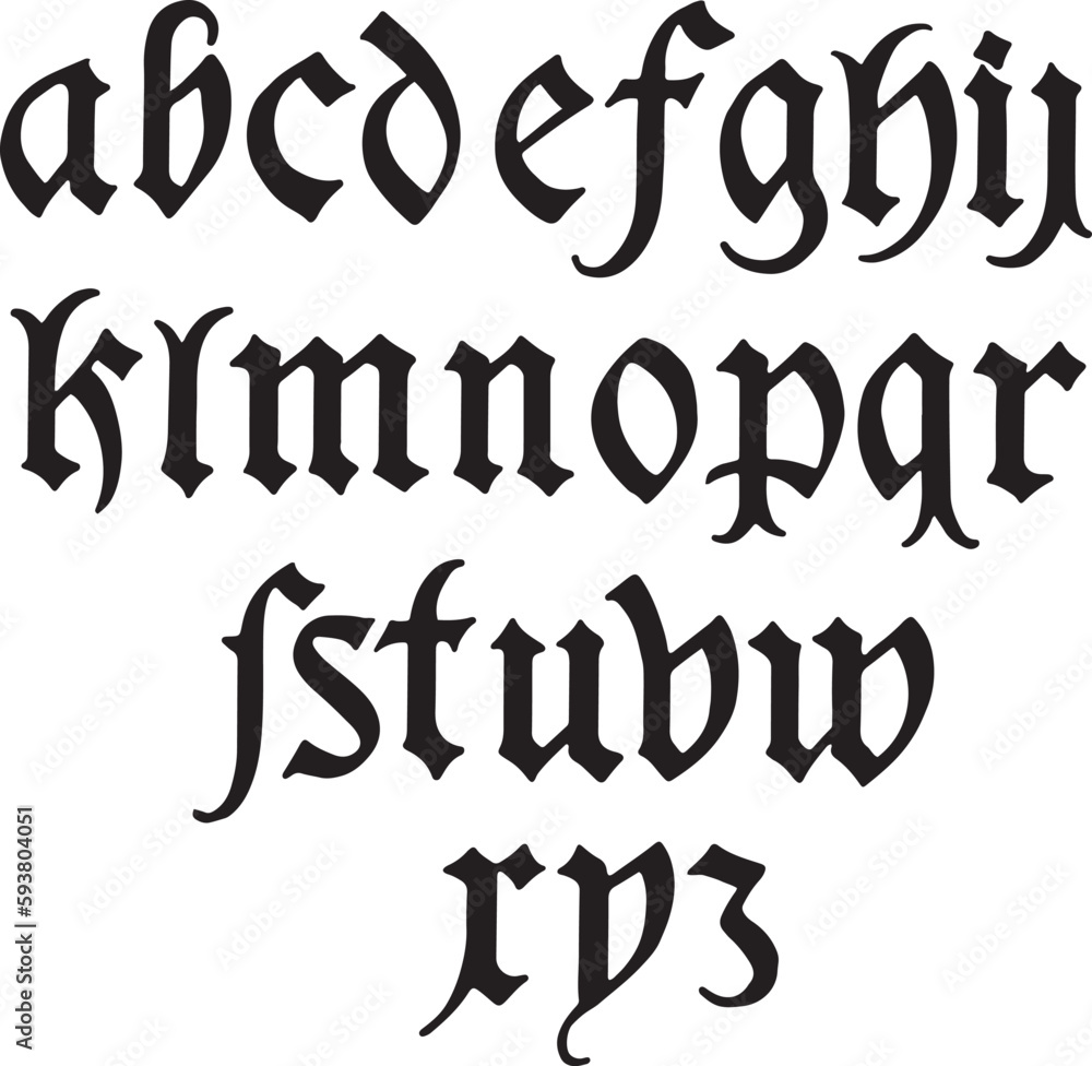 Flemish Alphabet