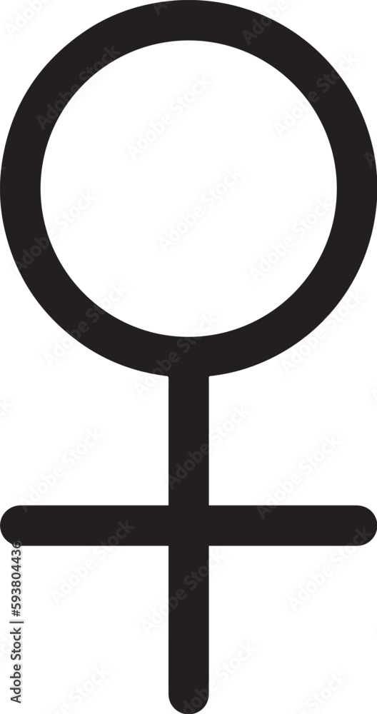 Female Symbol Icon SVG -Vector Symbol Commercial & Personal Use- Cricut ...