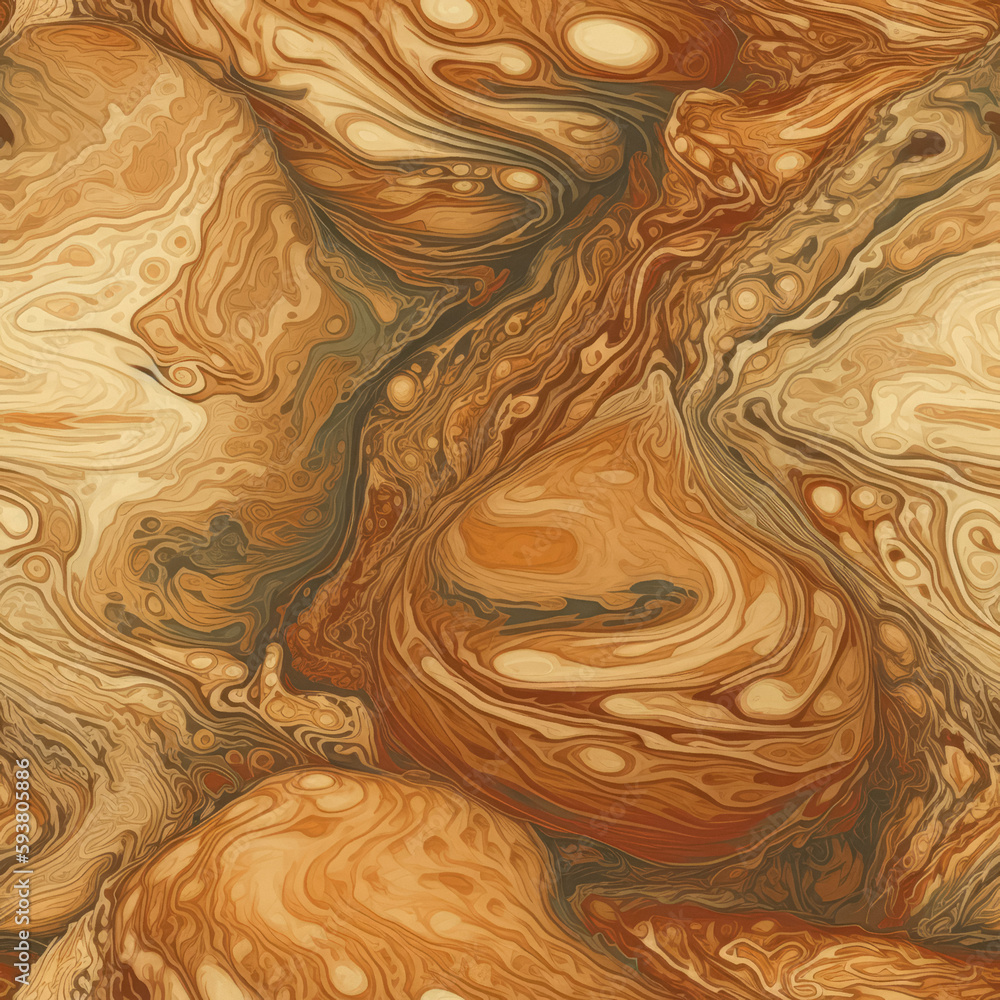Jupiter Surface Seamless image depicts the planet's abstract and ...