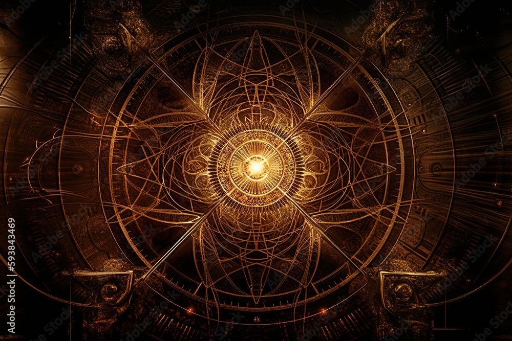 symbols of New world order secret society meeting created with ...