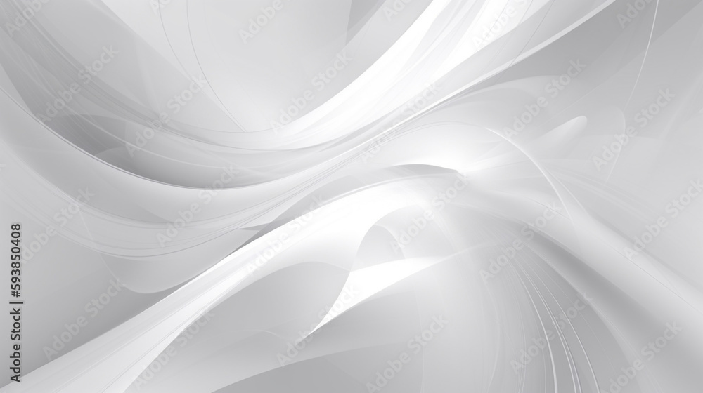 Abstract wave element for design black and white curve and light lines ...