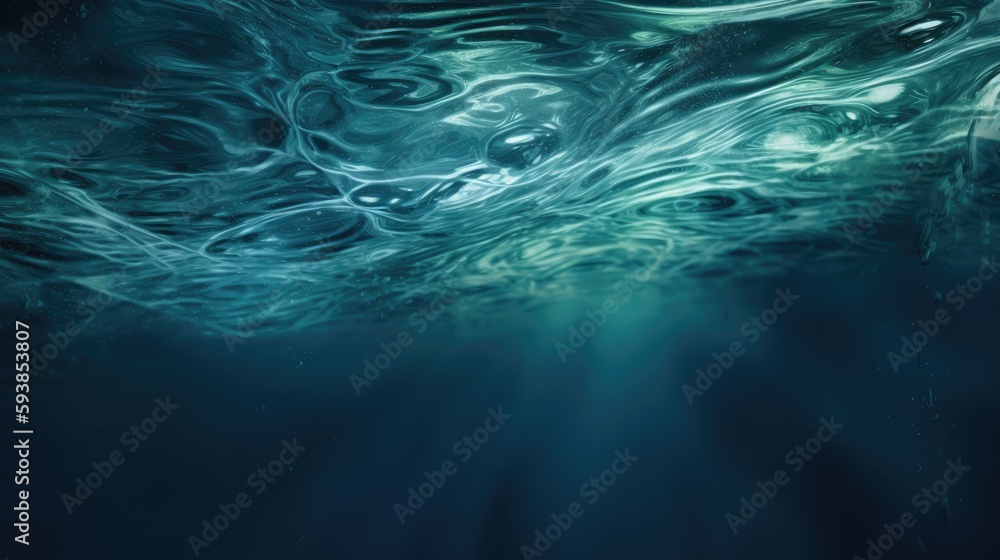 Abstract Background of Water Flowing Freely, Invoking a Sense of ...
