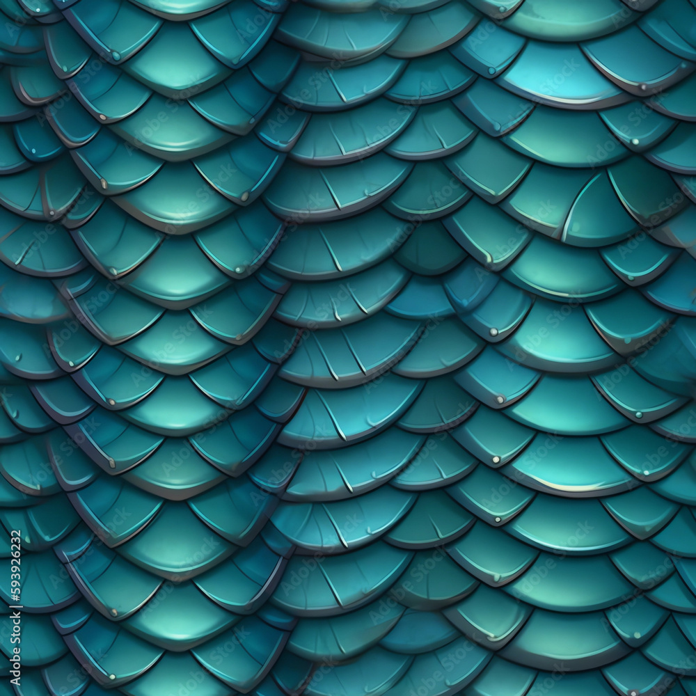 Fish scale seamless pattern. Creature scales seamless texture. Seamless ...