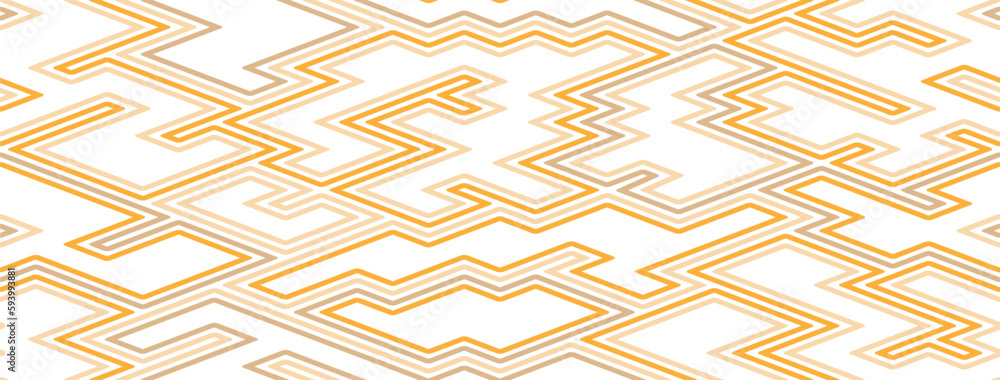 Seamless color pattern of lines creating abstract shapes of different ...