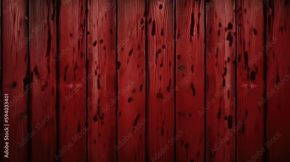 Red with splattered blood wooden planks background. Wooden texture. Red ...