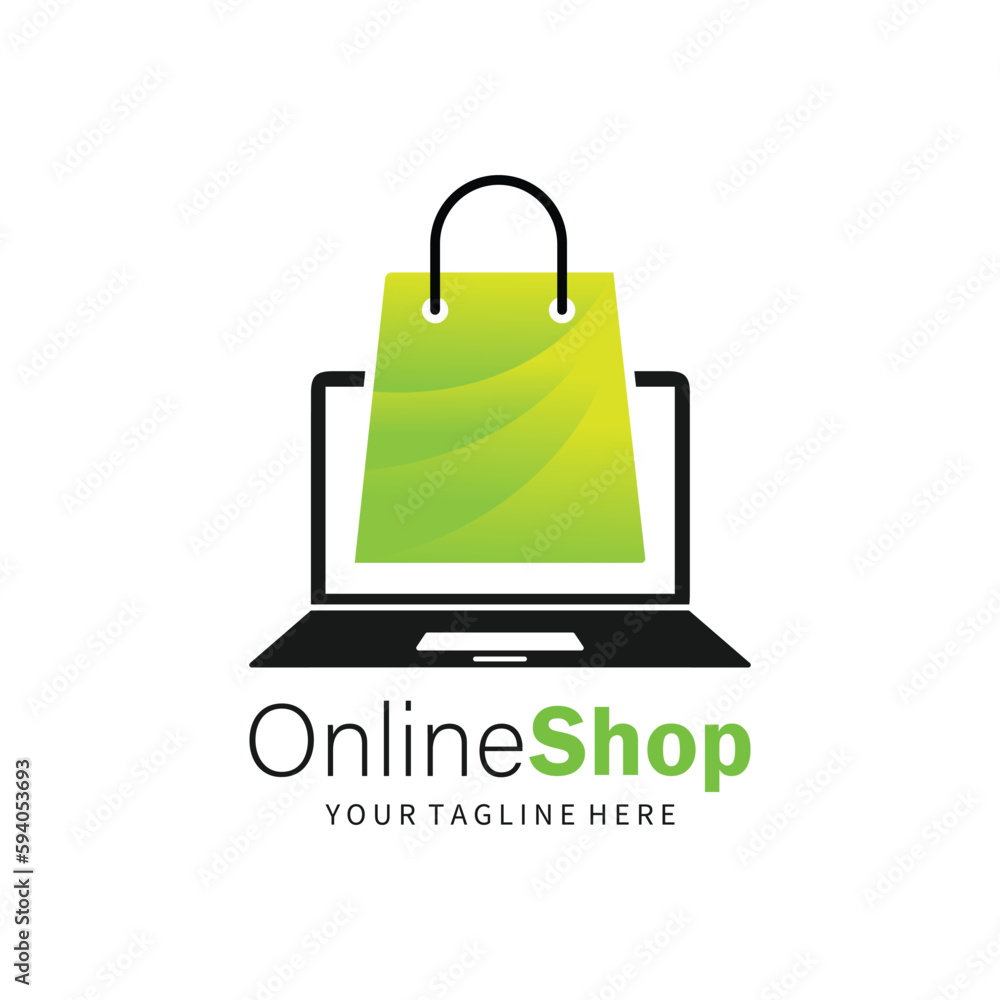 Online Shop Logo designs Template. Shopping Logo vector icon ...