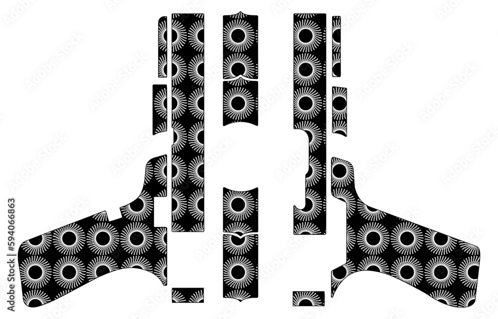 svg handgun, pistol, Glock, Colt, and other gun laser engraving file ...