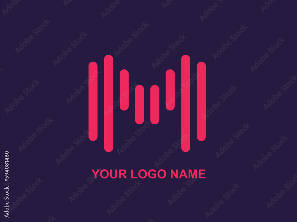 Sound waves set. Modern sound equalizer. Radio wave icons. Volume level ...