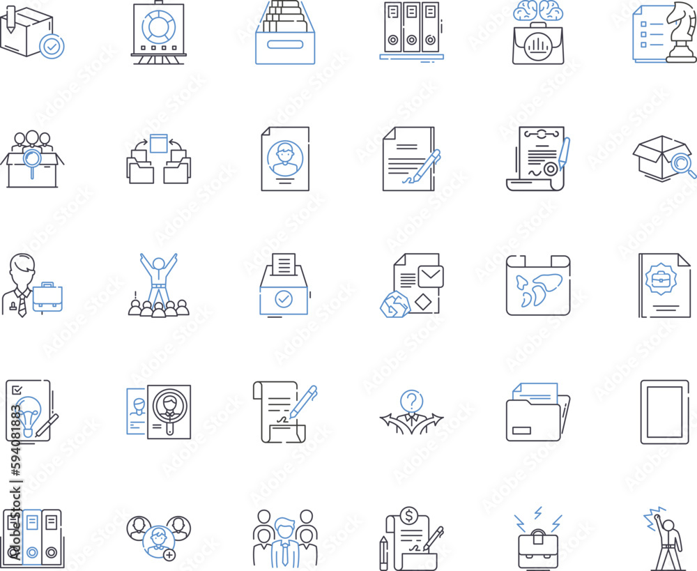 Data manipulation line icons collection. Filtering, Sorting ... Data manipulation line icons collection. Filtering, Sorting ...