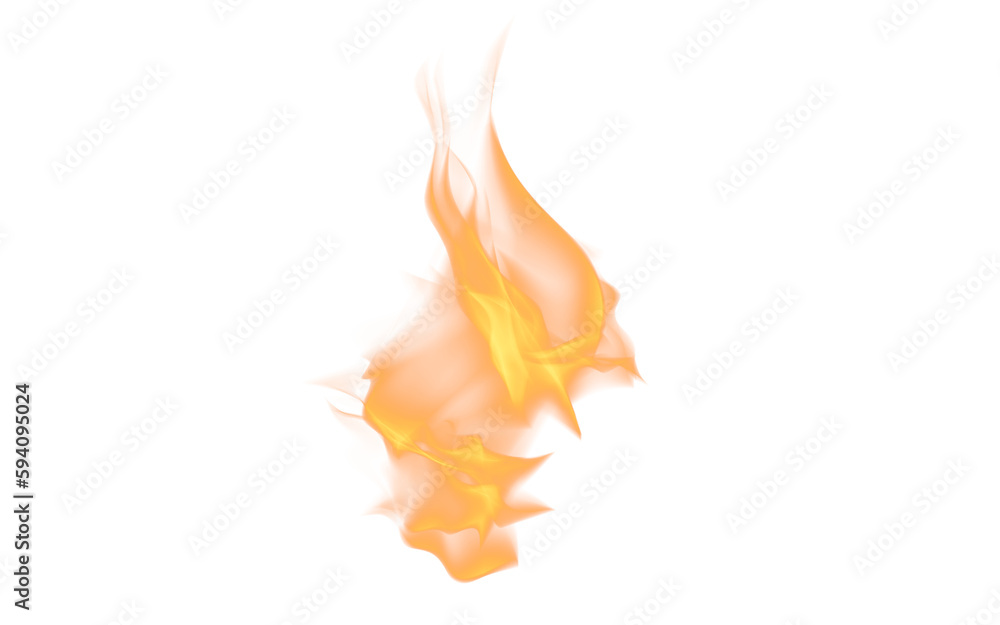 Fire, orange flame and heat on transparent png background inferno or ...