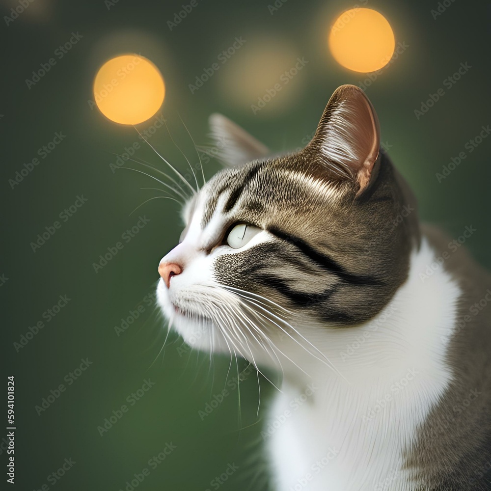 Use a diffuser to create a soft, warm effect for a portrait of a cat ...