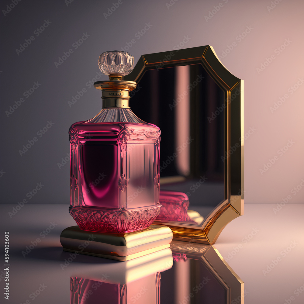 Modern minimalistic bedroom interior with a big empty wall with paint ...