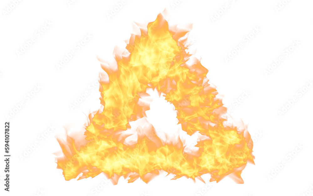 Fire, flames and heat by transparent png background with mock up space ...