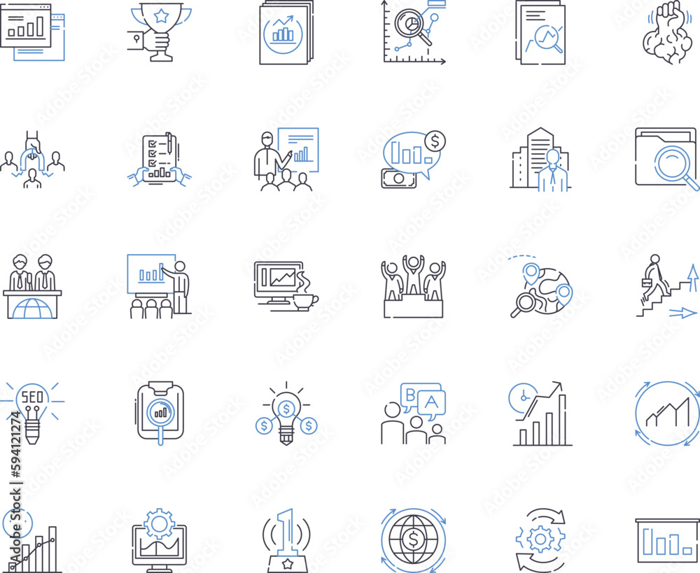 Evolution line icons collection. Darwin, Adaptation, Natural selection ... Evolution line icons collection. Darwin, Adaptation, Natural selection ...