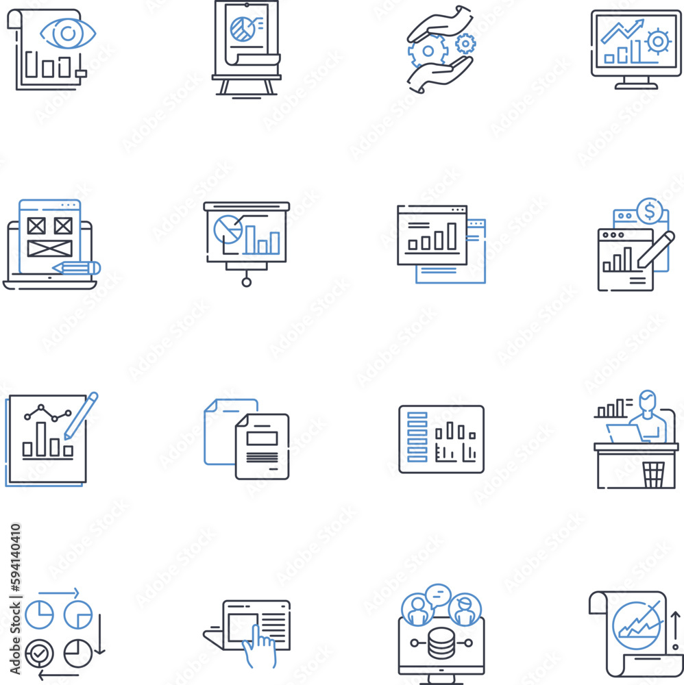 Data manipulation tool line icons collection. Transform, Analyze ... Data manipulation tool line icons collection. Transform, Analyze ...