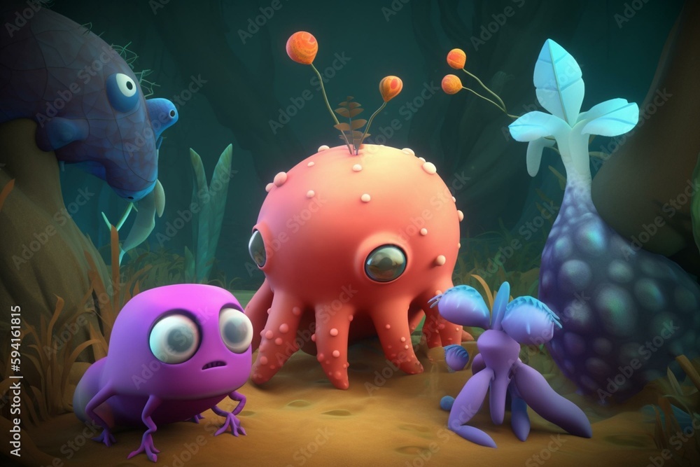 Join adventure as we explore microscopic creatures that live on and ...