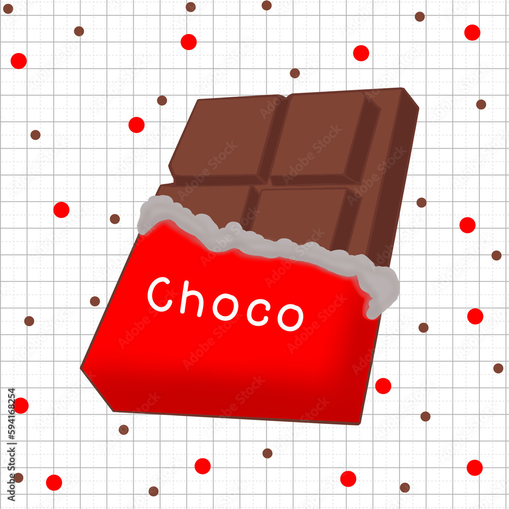 Cute Chocolate doodles drawing on white background beautiful seamless ...